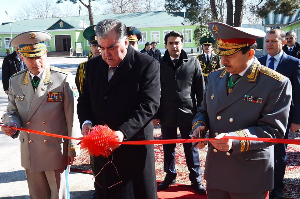 Rahmon inaugurates new Border Guards Training Center in Dushanbe ...